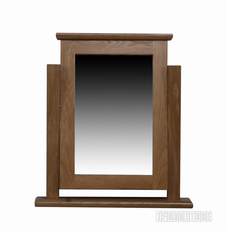 NEWLAND Solid OAK Desk Top Mirror