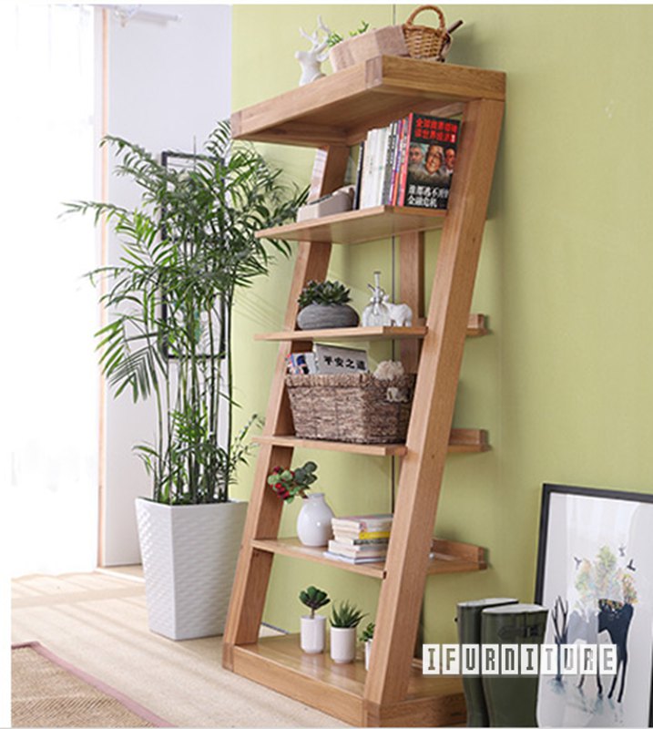 ZEST Z Shape Book Shelf *Solid Oak