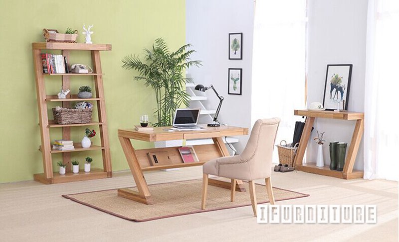 ZEST Z Shape Book Shelf *Solid Oak