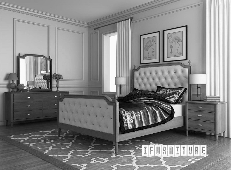 PRAGUE Bedside Table (Silver Wattle Timber)