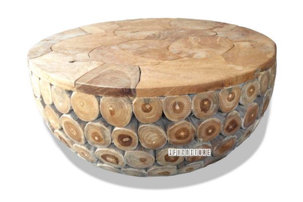 DECO T118 Coin Coffee Table *Solid Teak