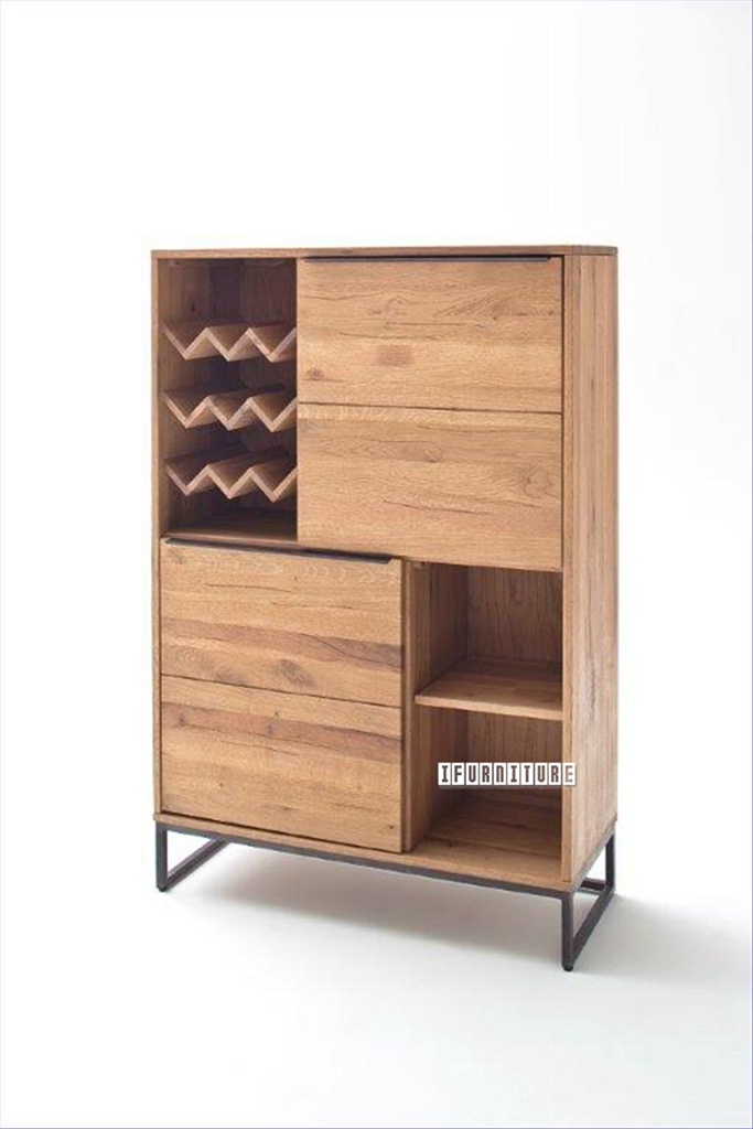 NEVADA 100 Highboard *Solid European Wild Oak