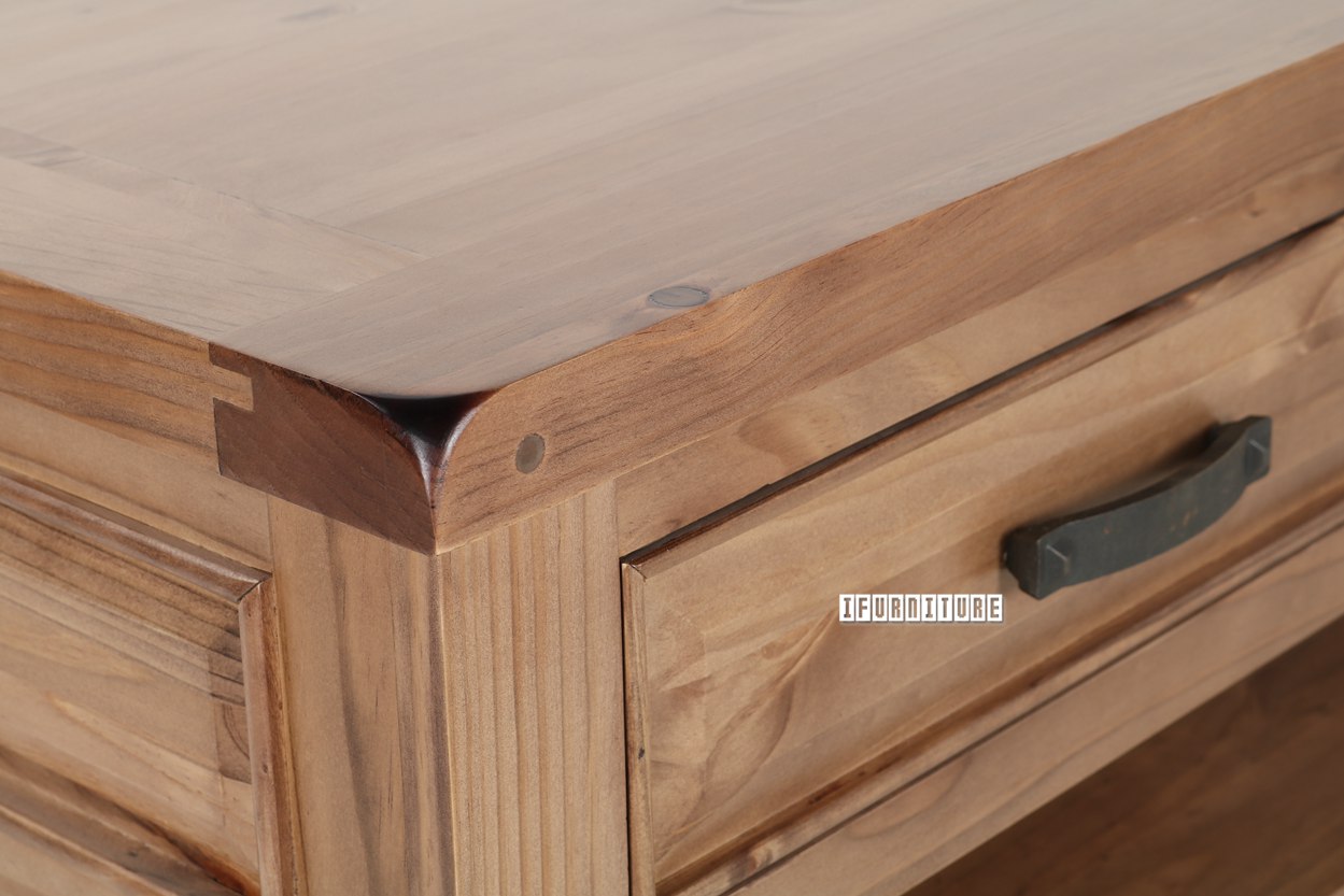 FRANCO Solid NZ Pine Wood Coffee Table