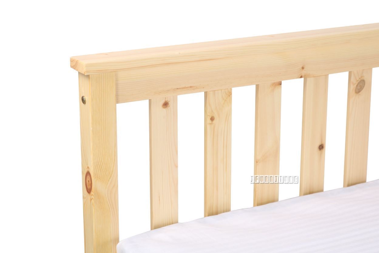 Snow White Pine Frame + Sally Mattress Combo * Queen Size