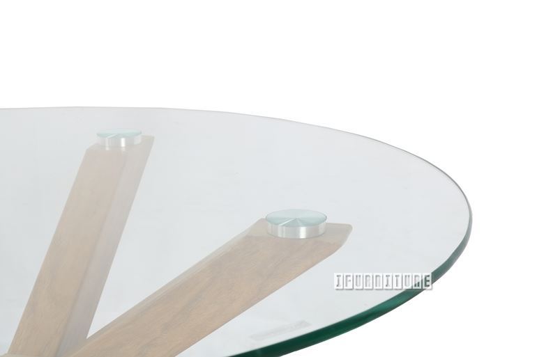 POLO Glass Round Dining Table - 120