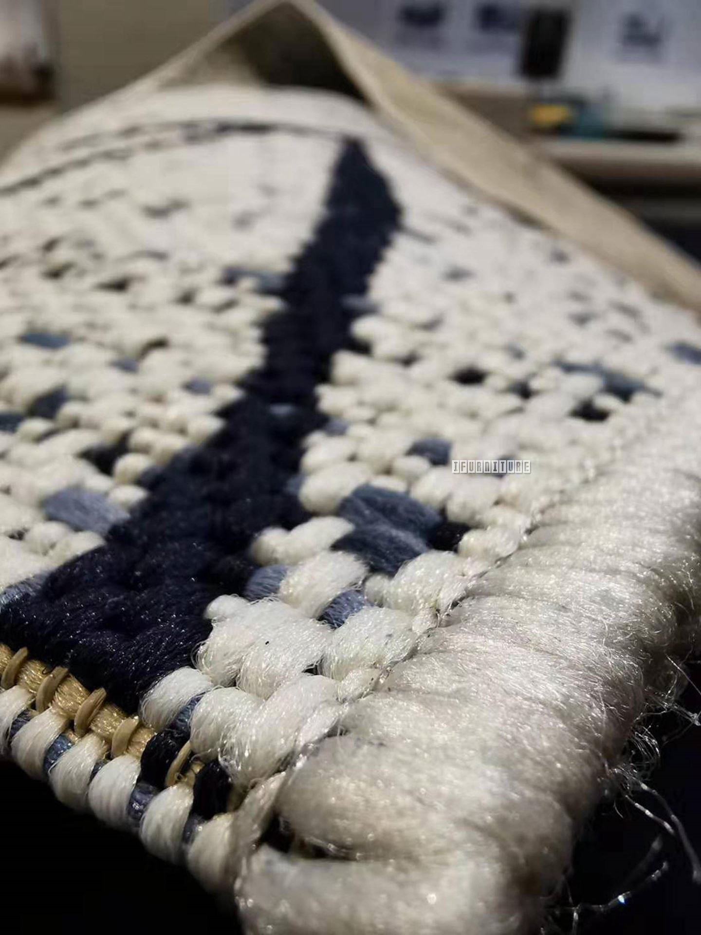 Prisma 80/120/200 Indoor/Outdoor Rug *Made In Belgium *Arrows Denim