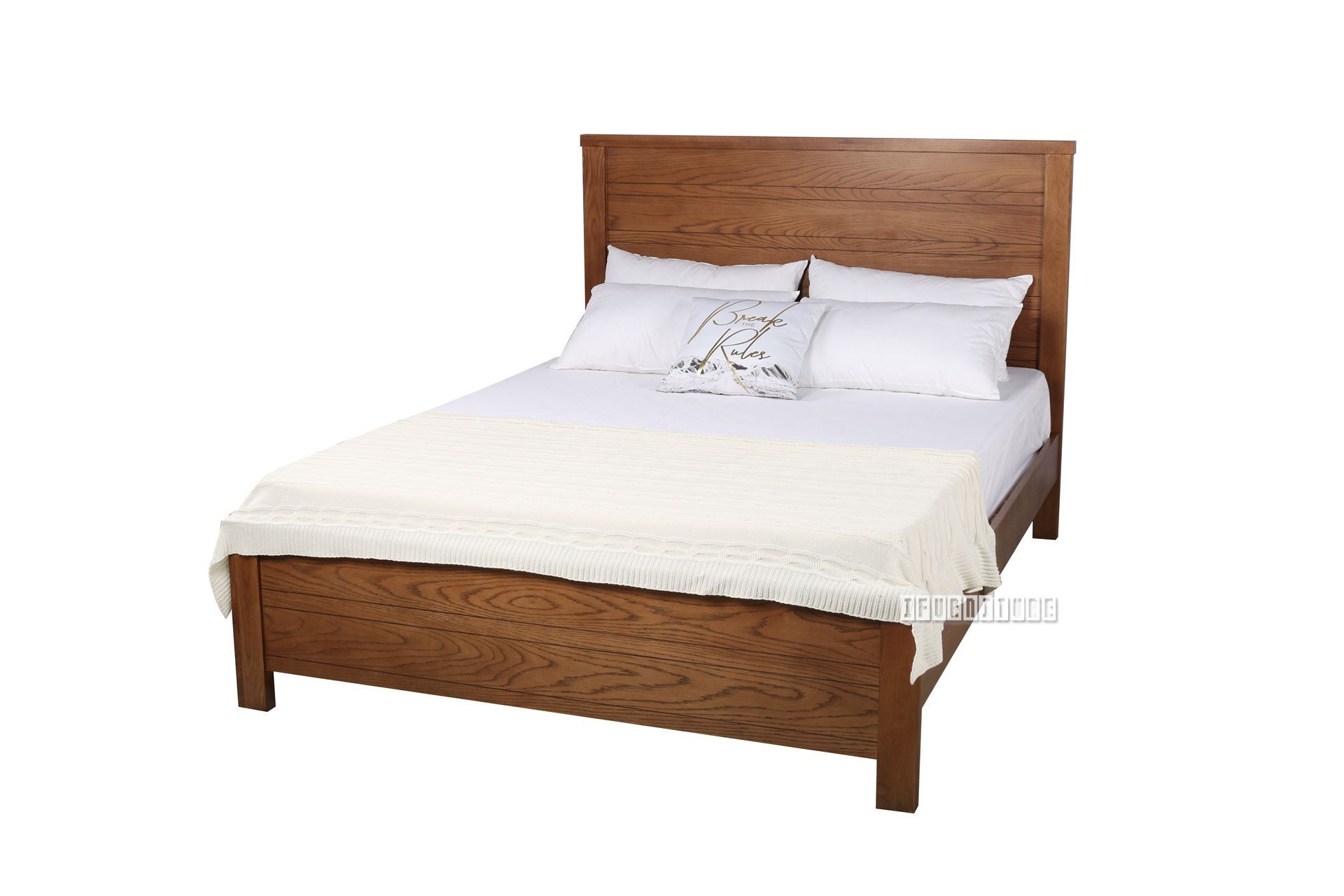 AURELIUS 4PC Oak Bedroom Combo in Queen/King Size