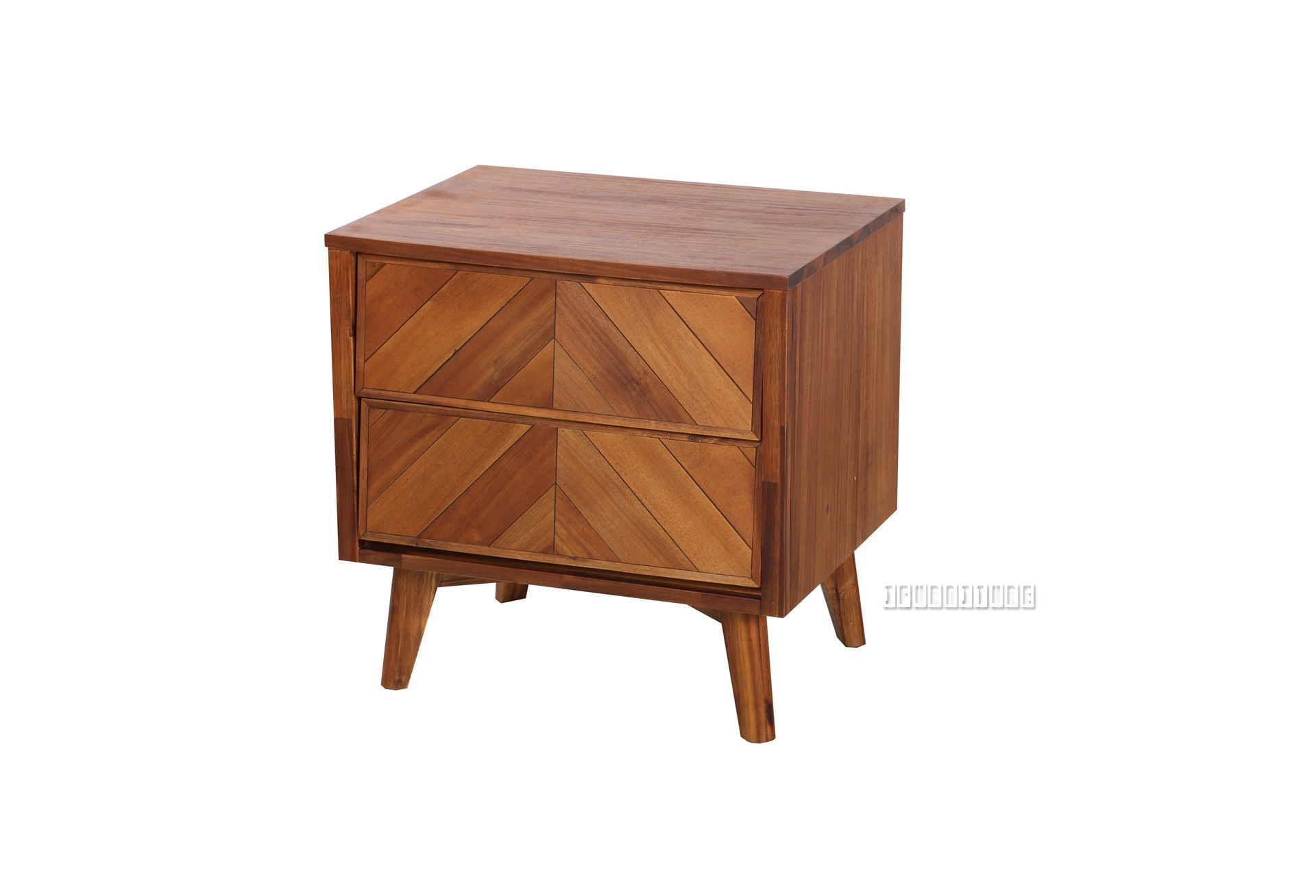 Clarens 2drw Bedside Table *Solid Acacia