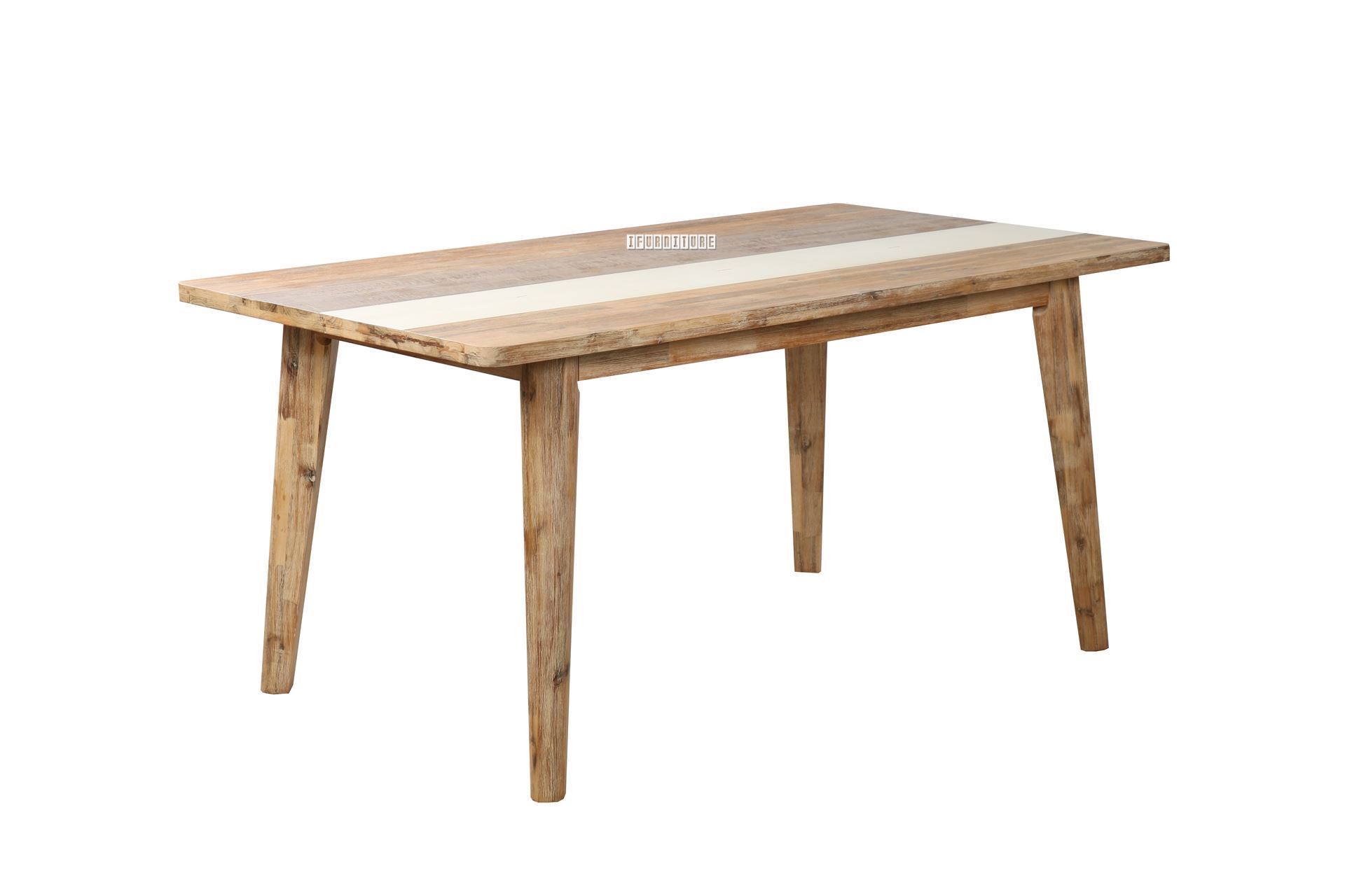 LEAMAN 1.6M Solid Acacia Wood Dining Table