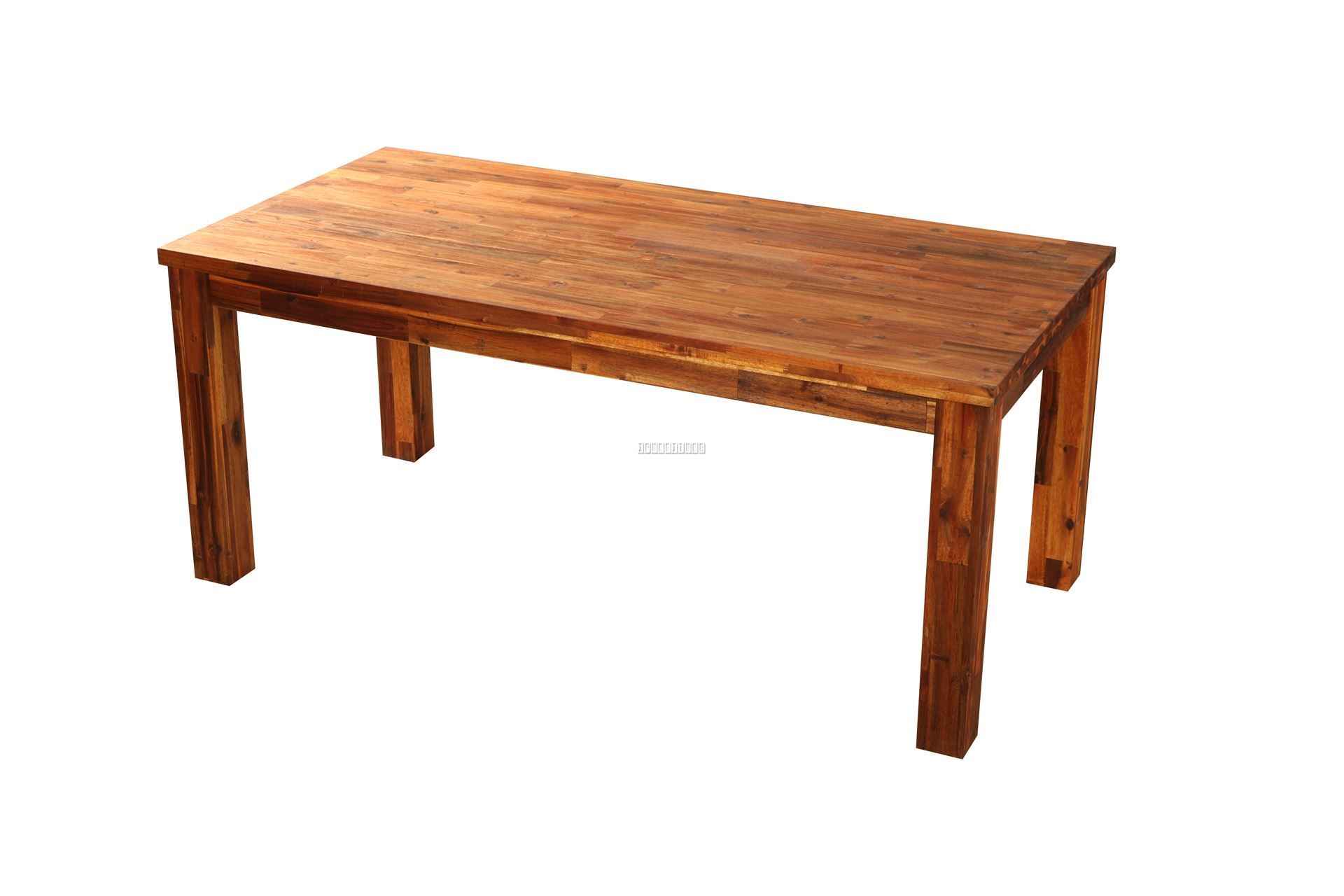PHILIPPE Acacia Dining Table (Rustic Java Colour)