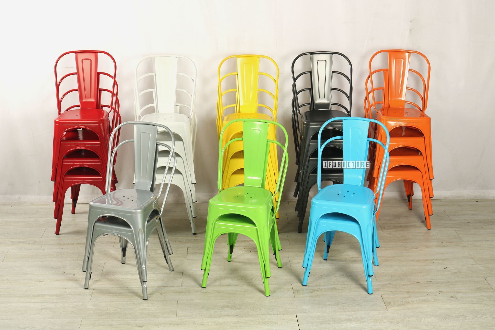TOLIX Replica Dining Chair (Multiple Colours)