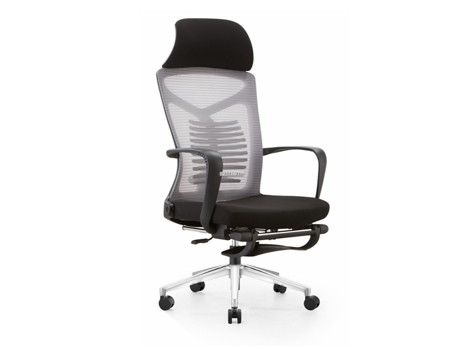 SHERWIN Ergonomic Office Chair with Overturn Footrest
