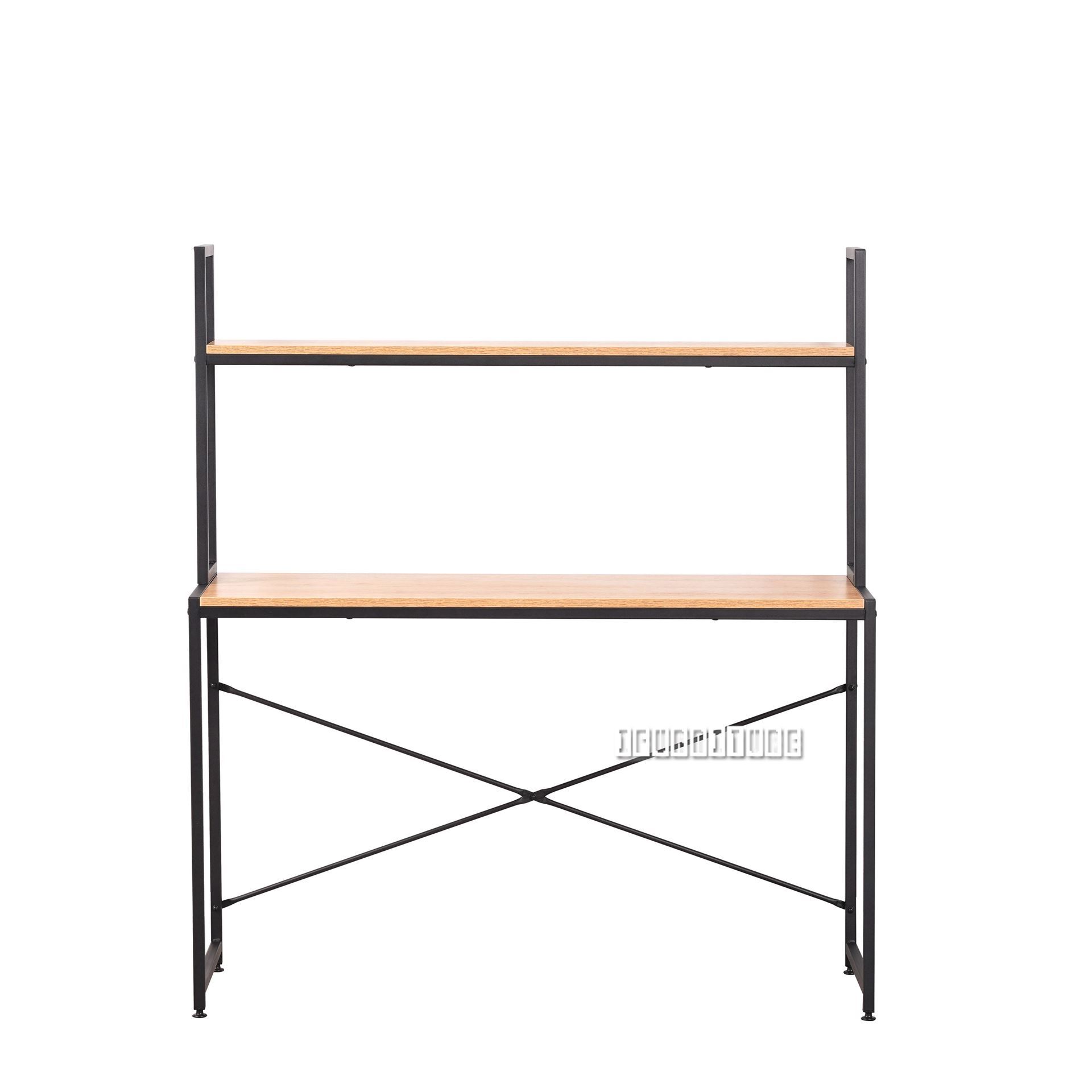 HENMAN 120 Work Desk With Shelf *Black