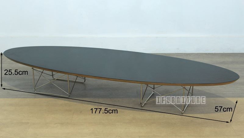 Replica EAMES Wire Base Elliptical Table