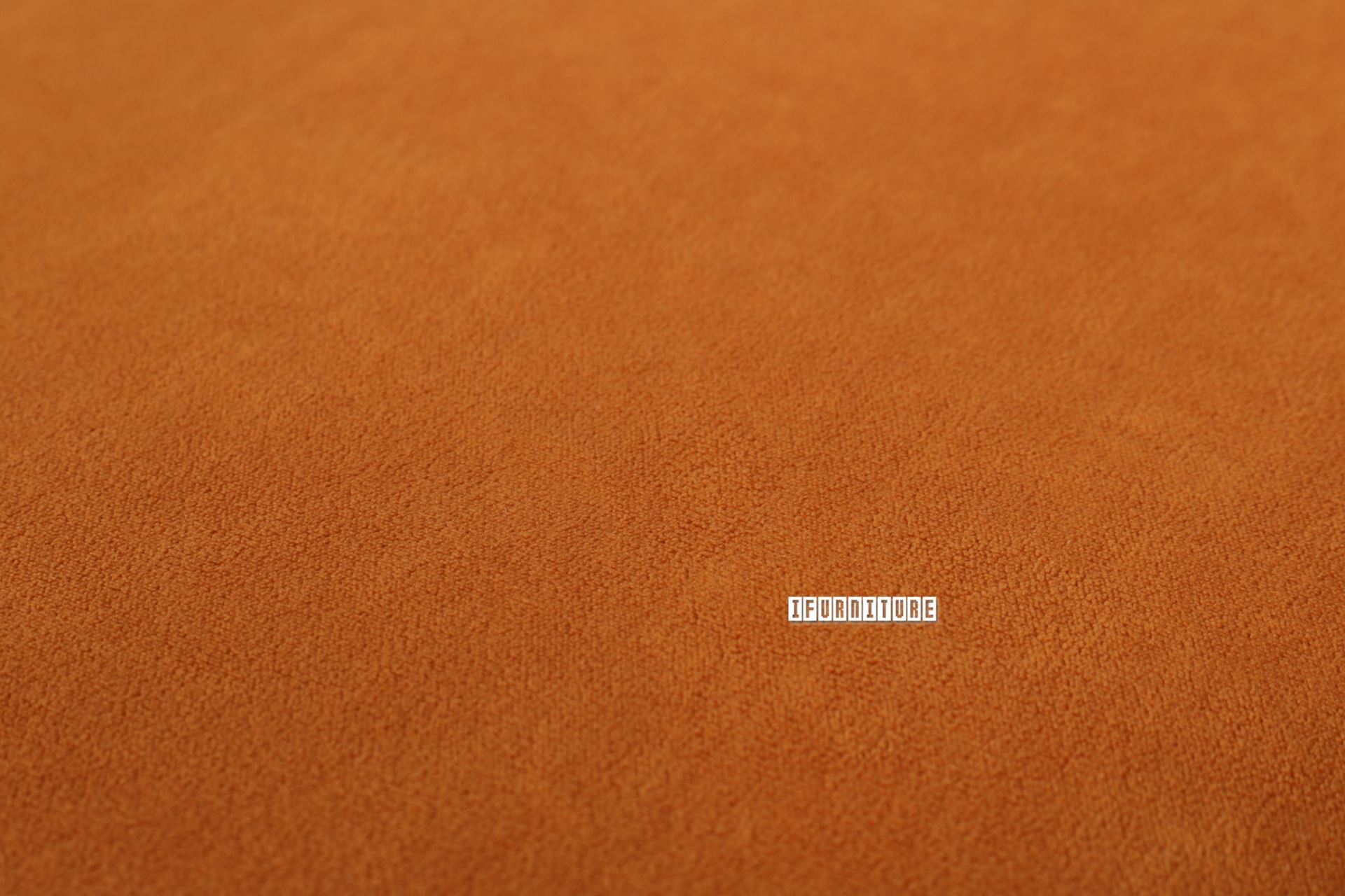 LOBSTER Fabric Rocking Chair With Footstool (Orange)