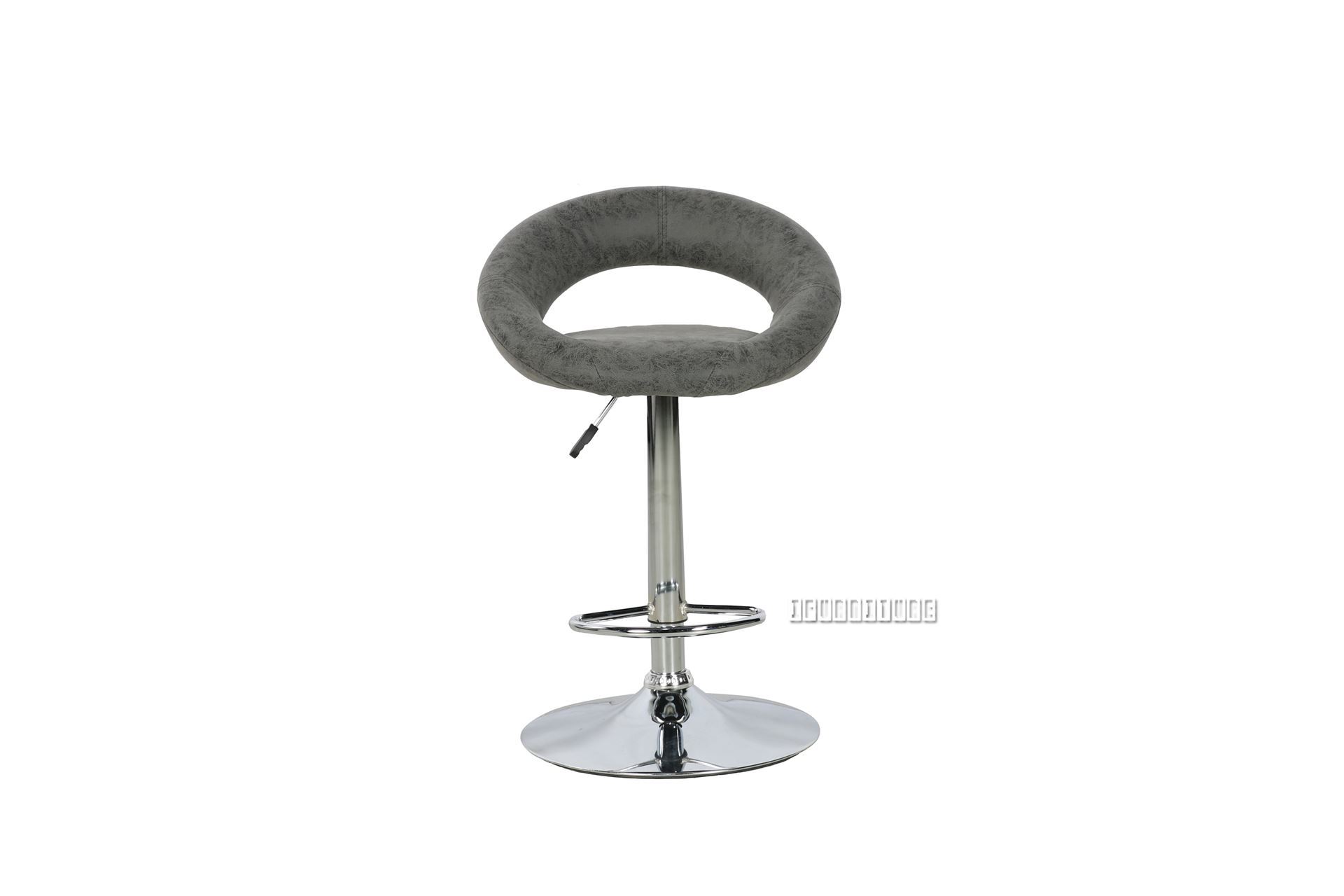 ANNIE Adjustable Swivel Gas Lift Bar Stool -White