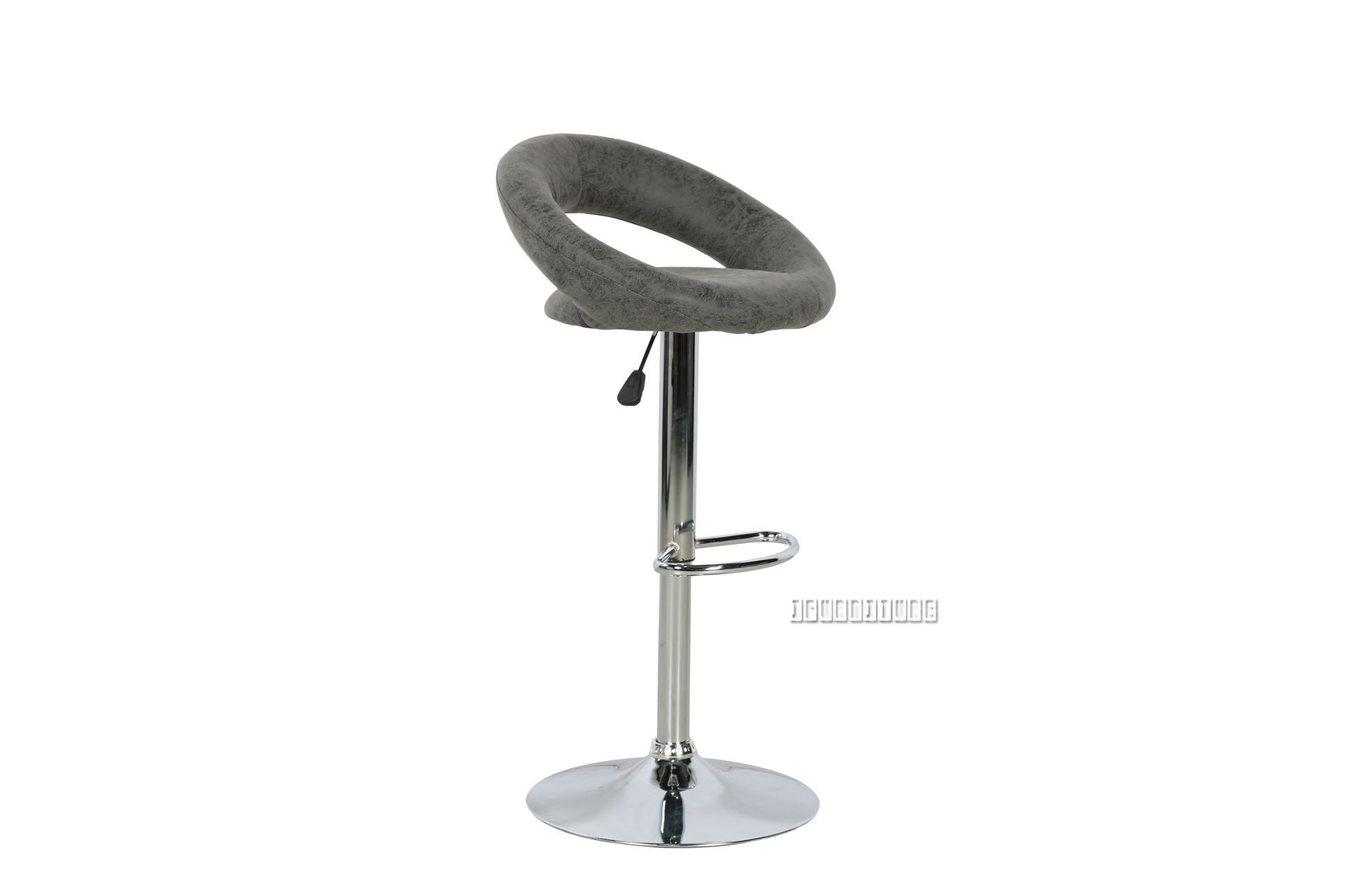 ANNIE Adjustable Swivel Gas Lift Bar Stool -White