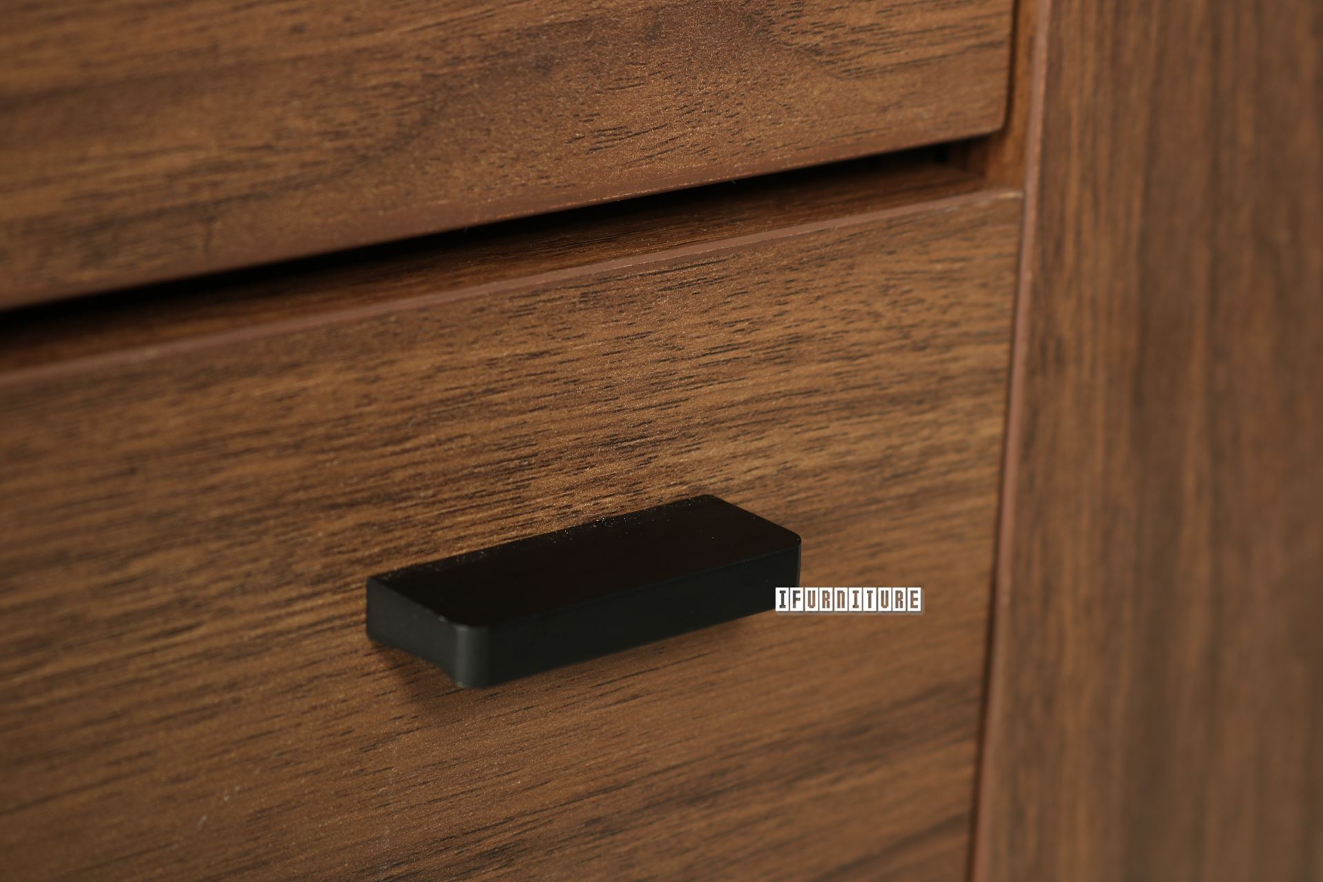 PARKER 3 DRW 1 DR Dressing Table with Mirror (Walnut)