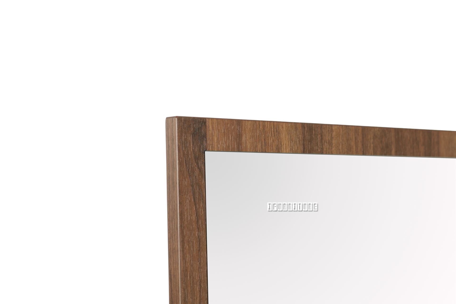 PARKER 3 DRW 1 DR Dressing Table with Mirror (Walnut)