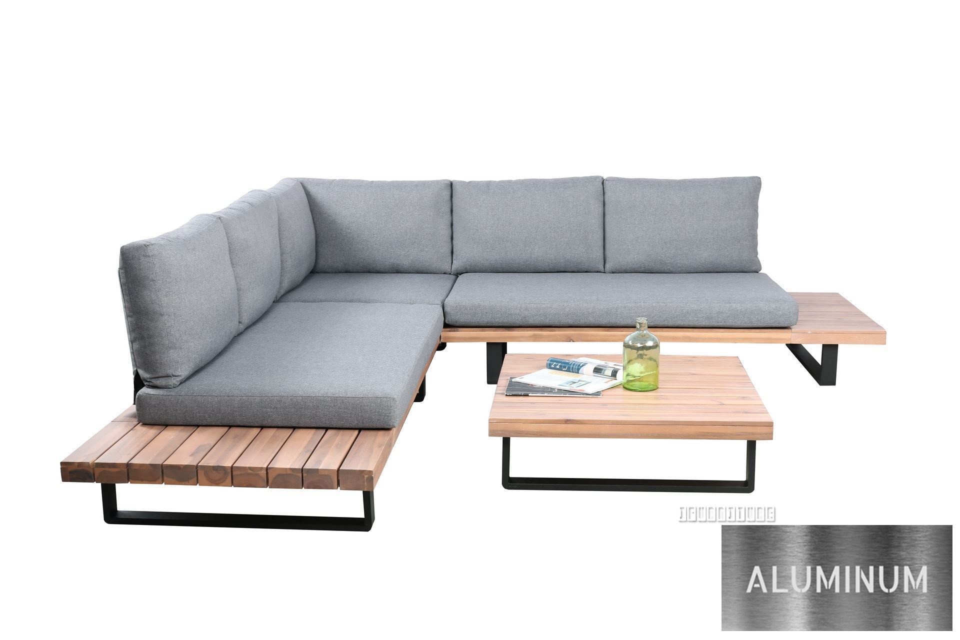 BASTON Aluminum Sectional Outdoor Lounge Sofa Set