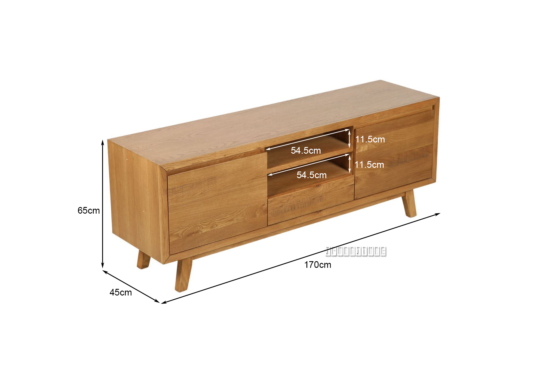 RETRO 170 Oak TV Unit (Maple Colour)