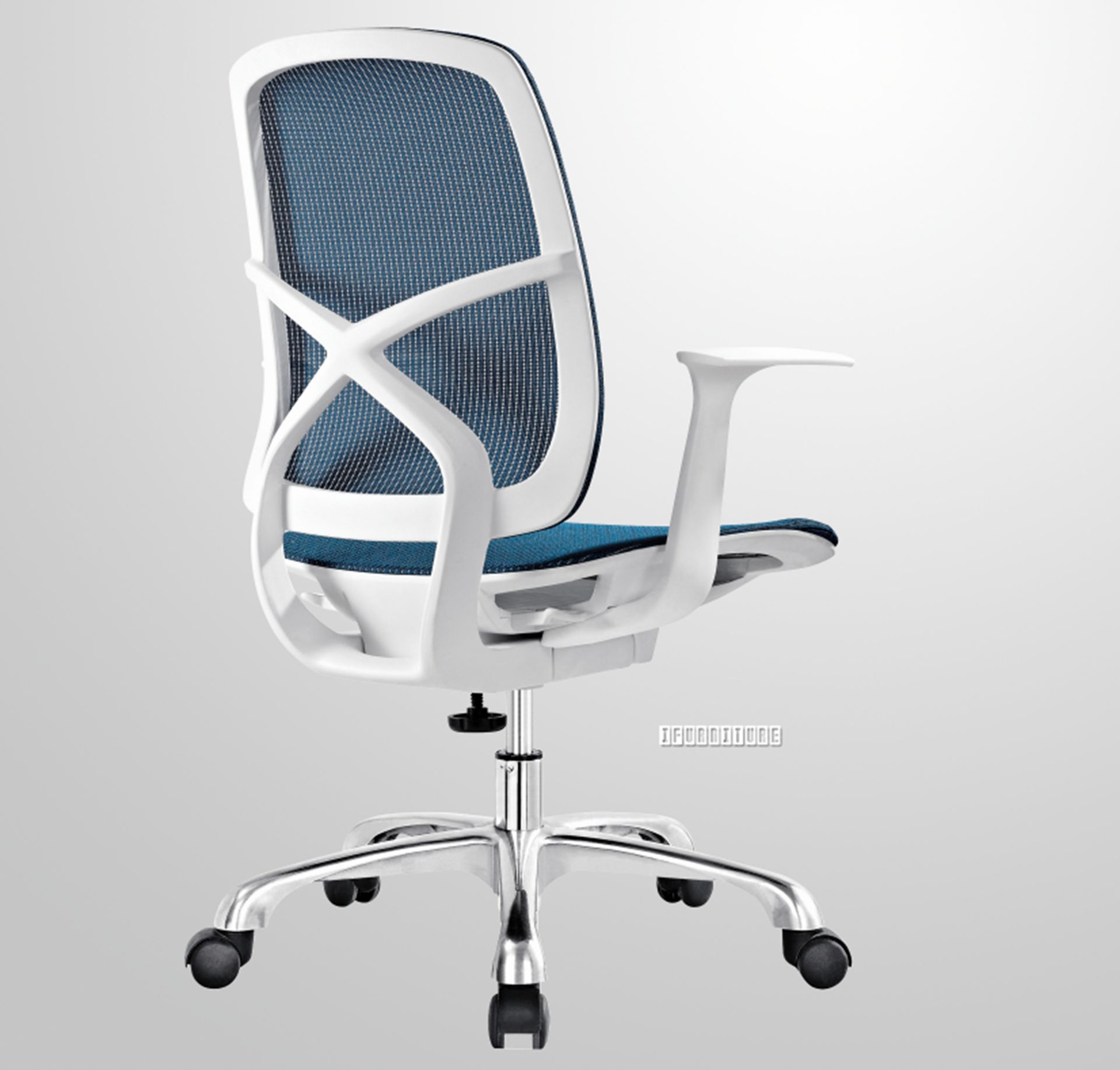 TURIAN Ergonomic Mesh Office Chair *White and Blue