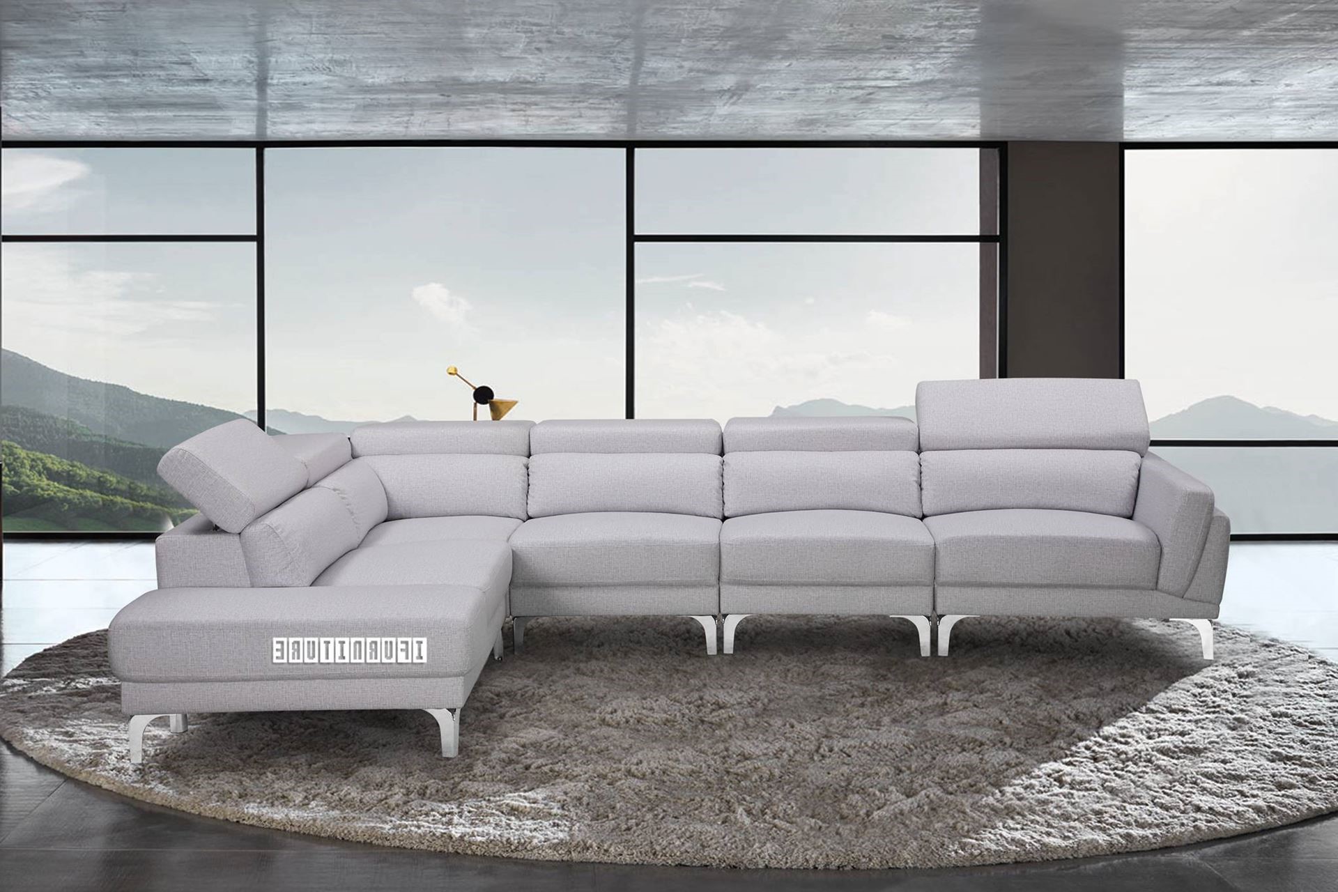 HAMILTON Sectional Modular Sofa (Light Grey)