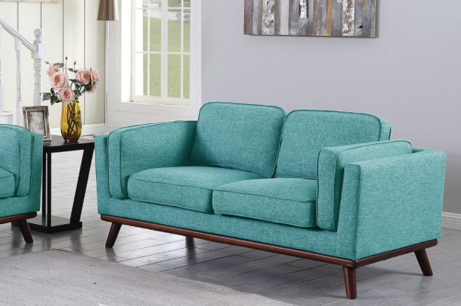 VIKING Sofa (Lake Blue) - 3 Seat