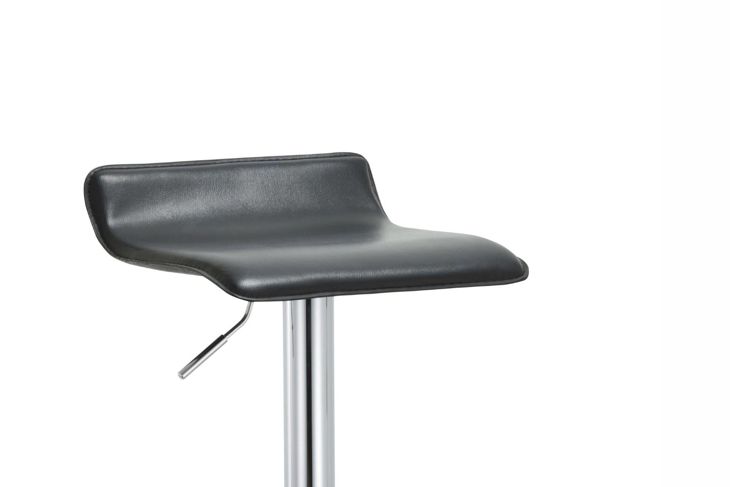 COSMO Adjustable Swivel Gas Lift Bar Stool (Black/White)