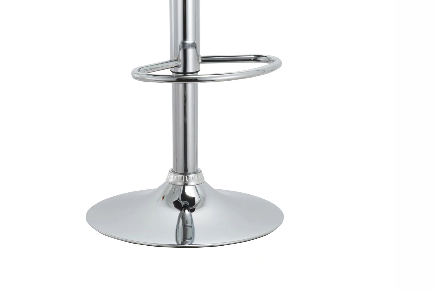 COSMO Adjustable Swivel Gas Lift Bar Stool (Black/White)