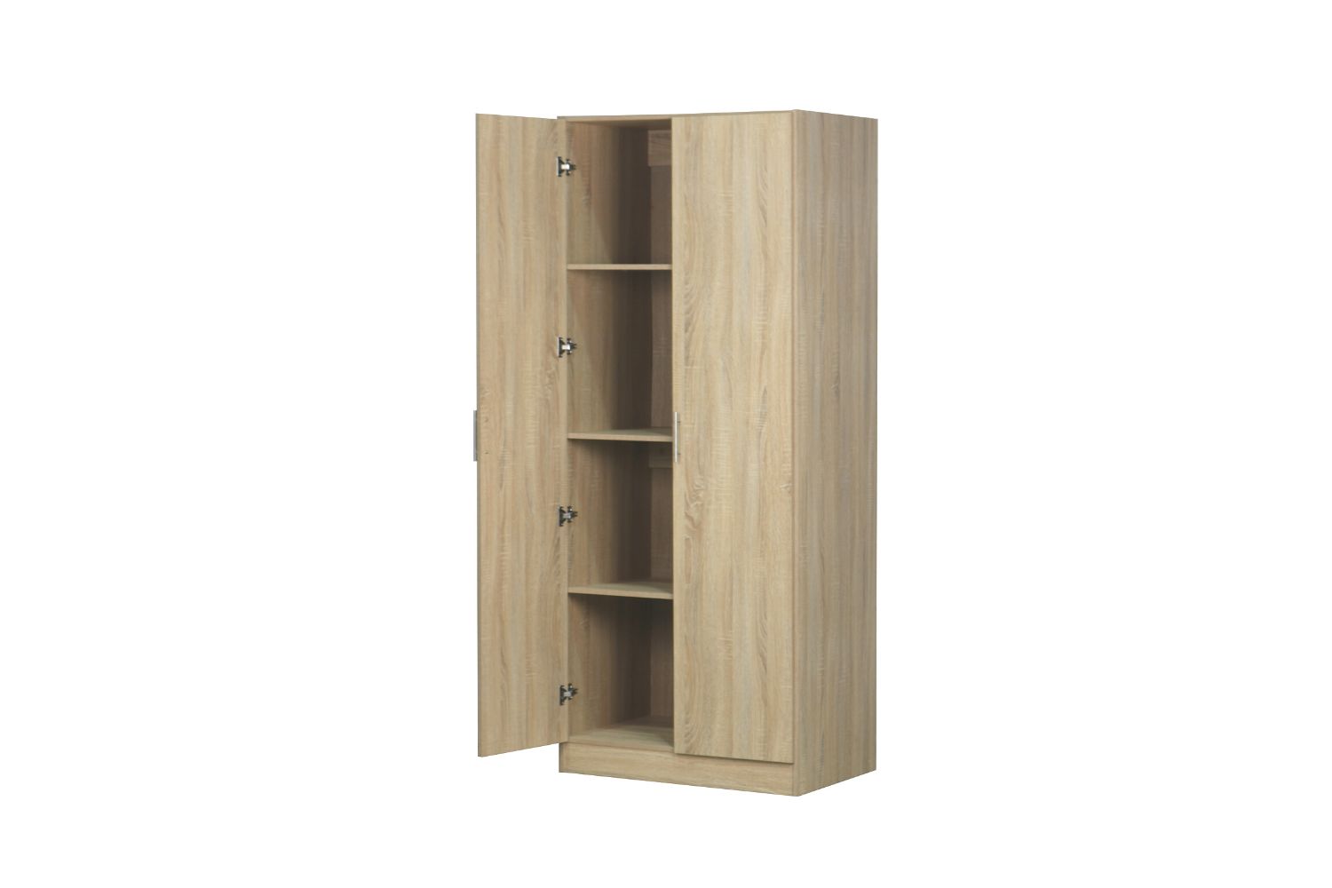 BESTA 2 DOOR Wall Solution Modular Wardrobe (AFG) - Oak Colour