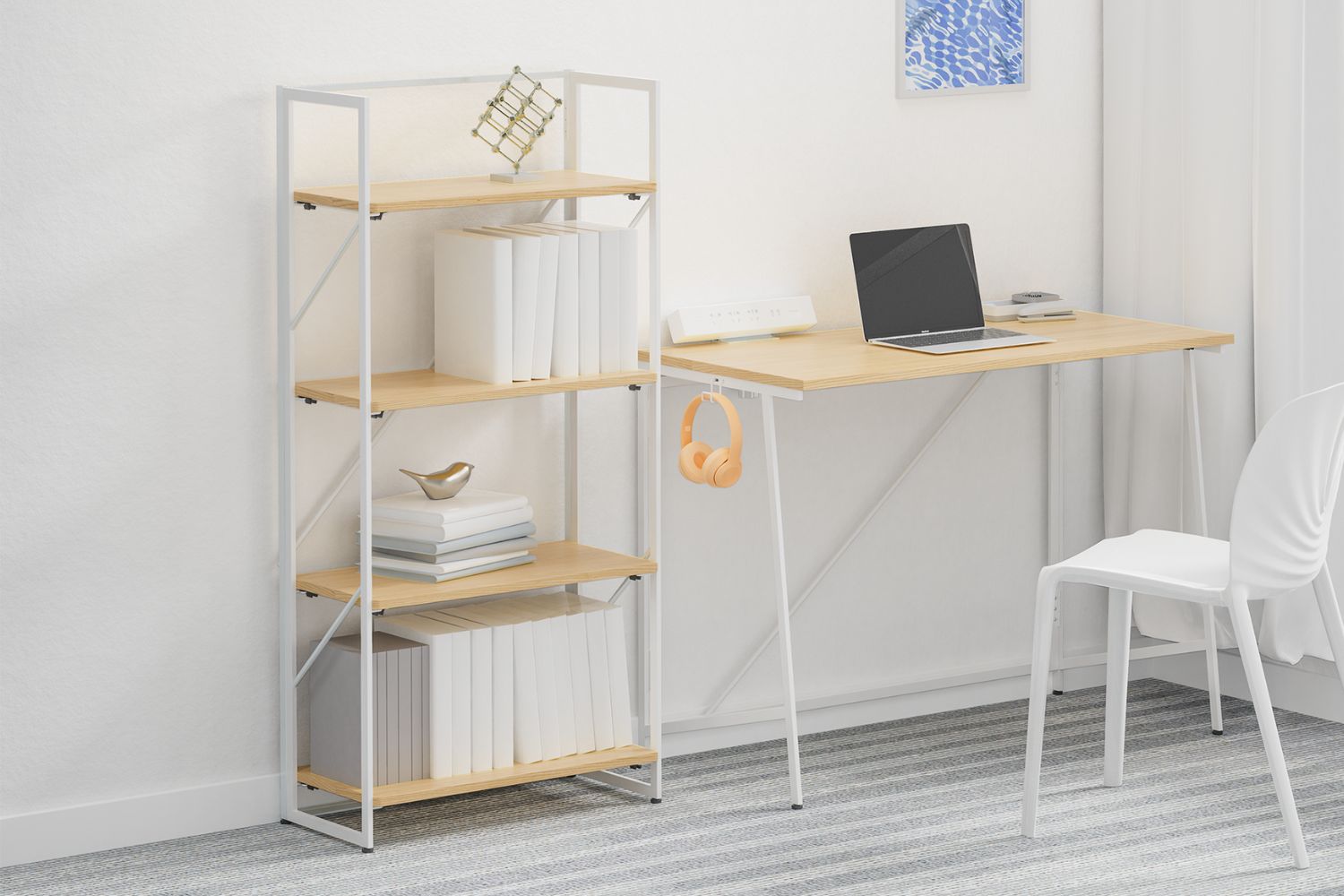 KIRRA Folding/Foldable Bookshelf