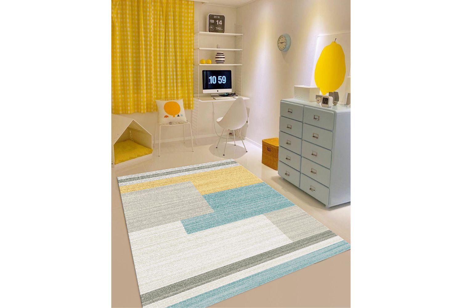 MULTICOLOUR LINE Rug (160x230cm)