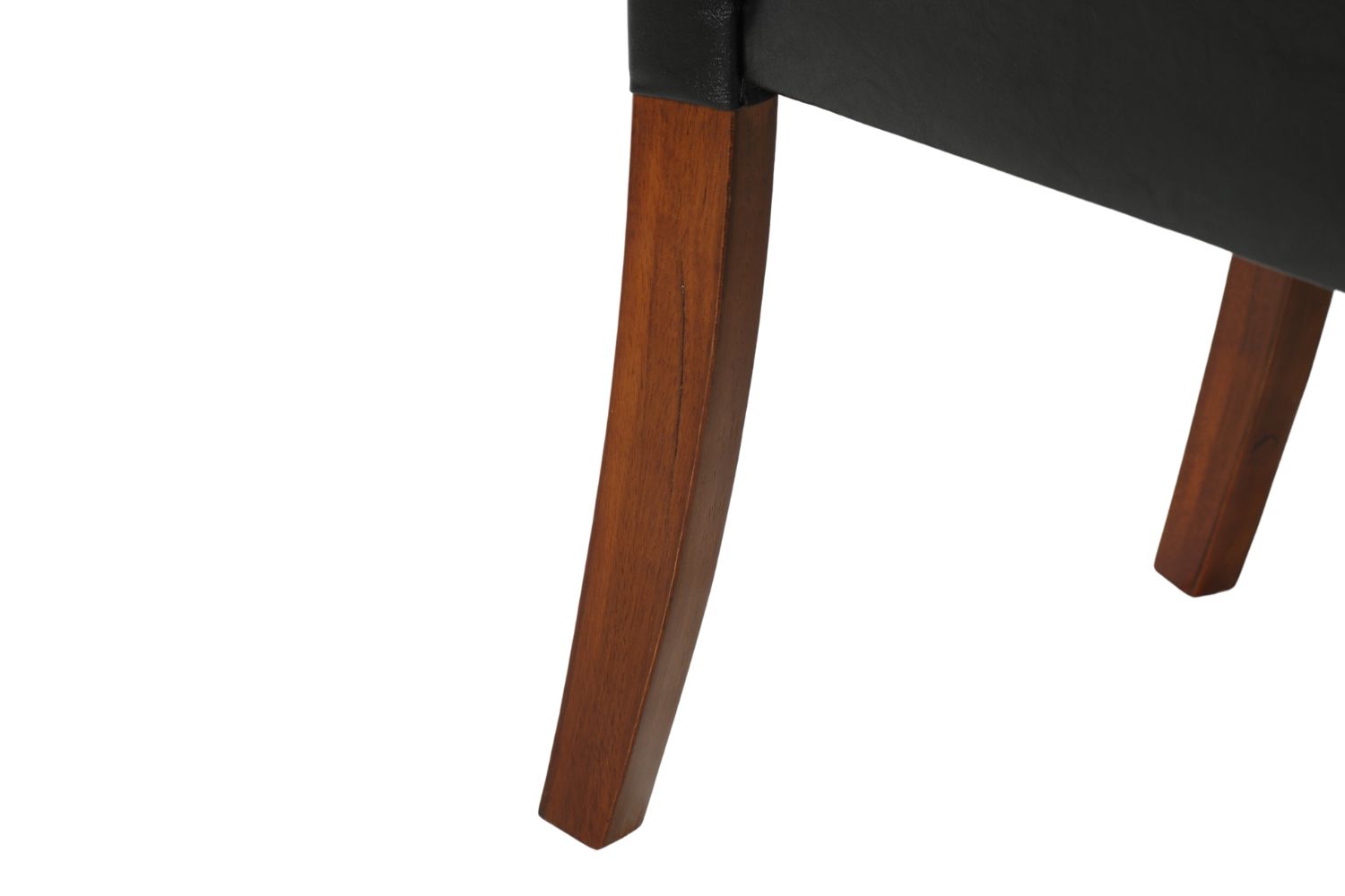 SOMMERFORD Tufted PU Leather Dining Chair (Dark Brown)