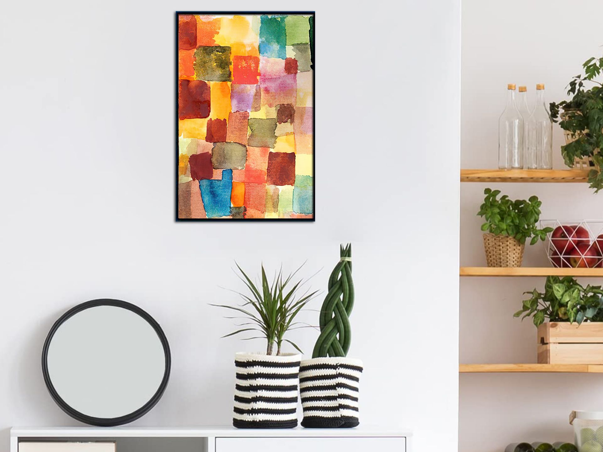 UNTITLED 1914 By Paul Klee - Black Framed Canvas Print Wall Art ...
