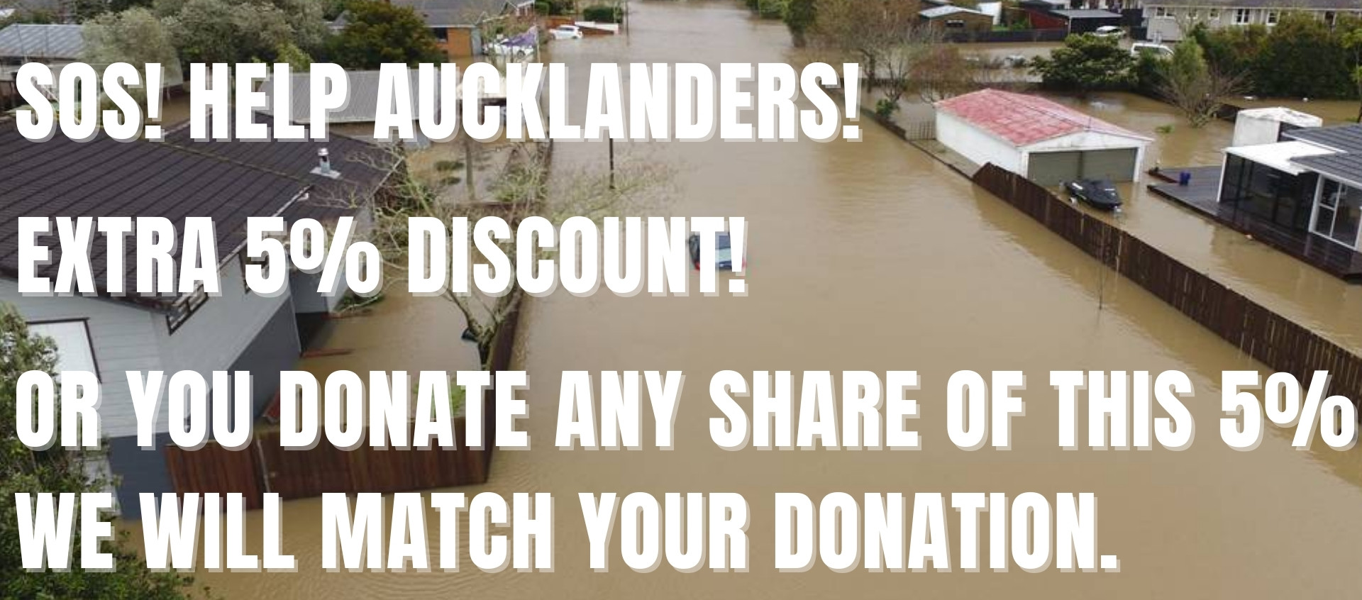 Donations For Auckland Flood Victims