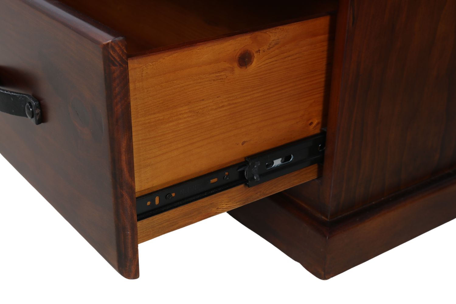 DROVER 3-Drawer Bedside Table (Solid Pine)