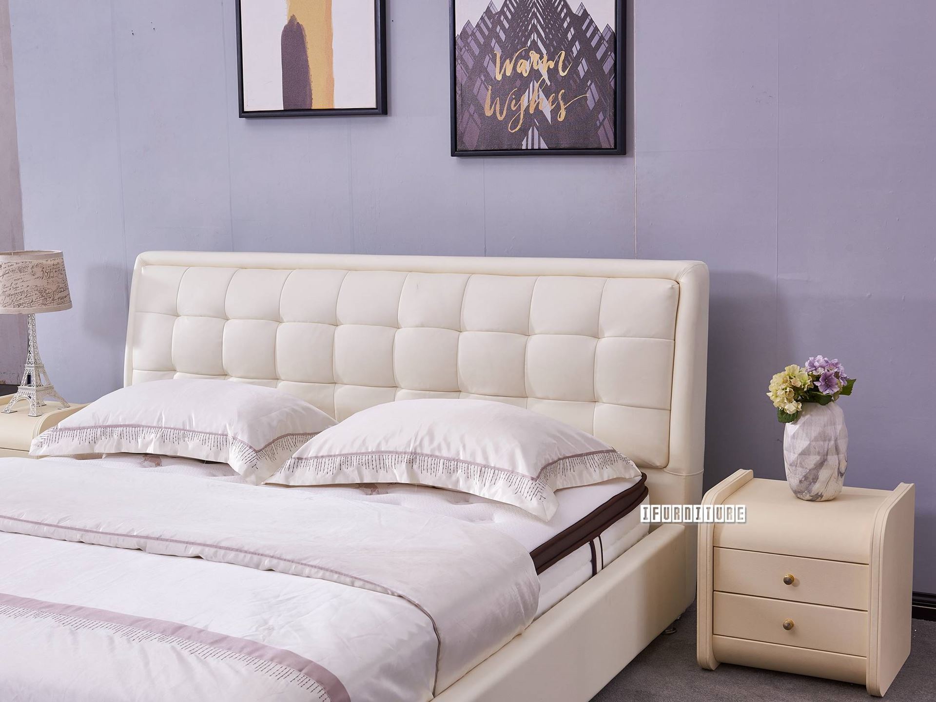 COCO Leather Bed Frame - Super King
