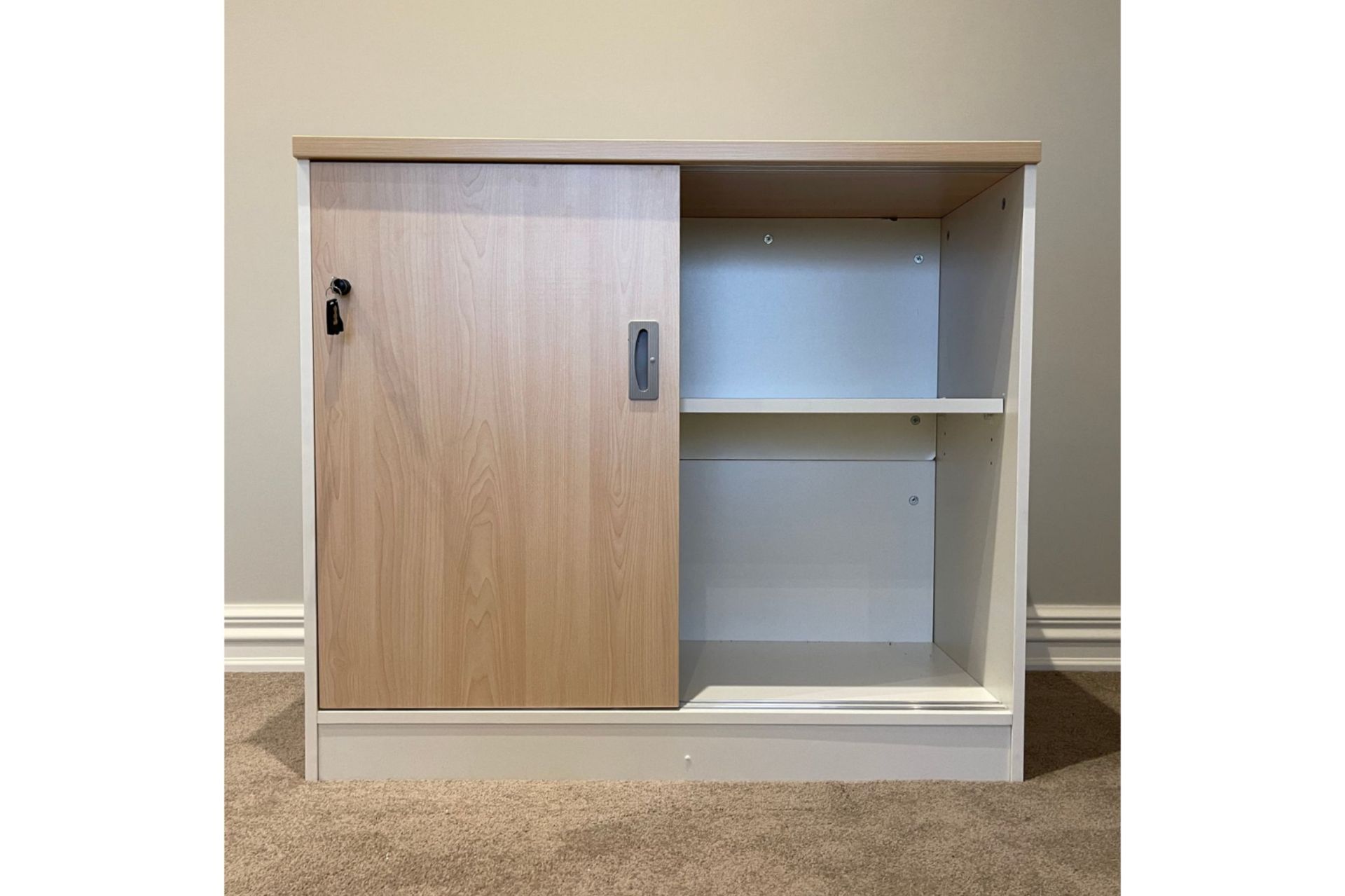 YORU Sliding Door Storage Cabinet