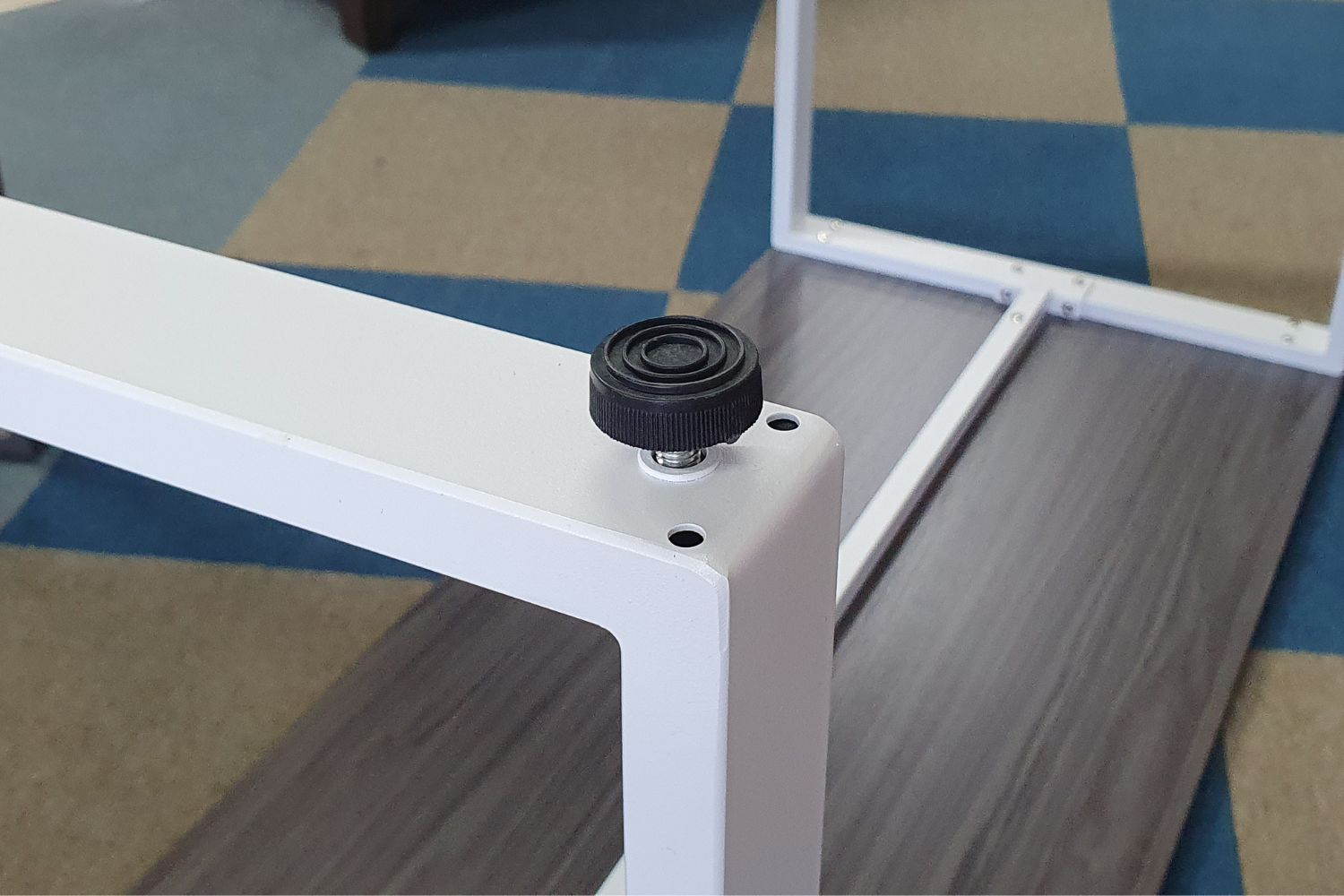 MARK 140 Desk (Rustic Grey & White)