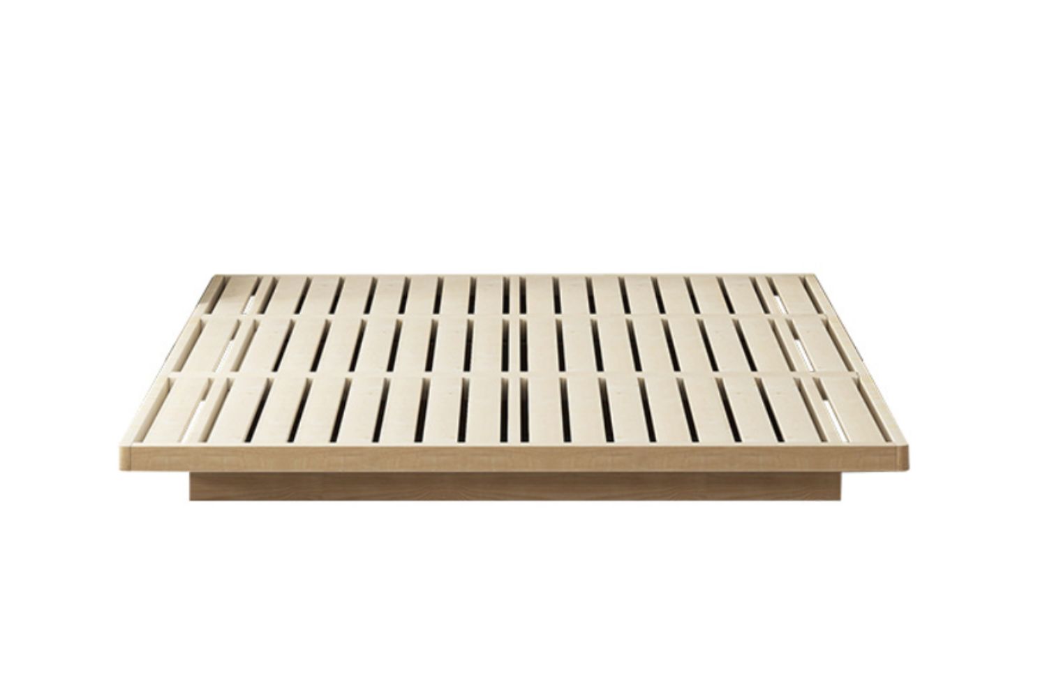 YORU Japanese Bed Base in Queen/Super King Size (Natural)