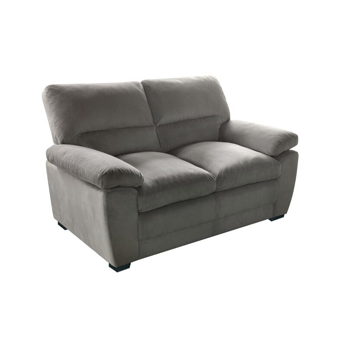 MAXX 3+2+1 Microsuede Fabric Sofa - (Grey)