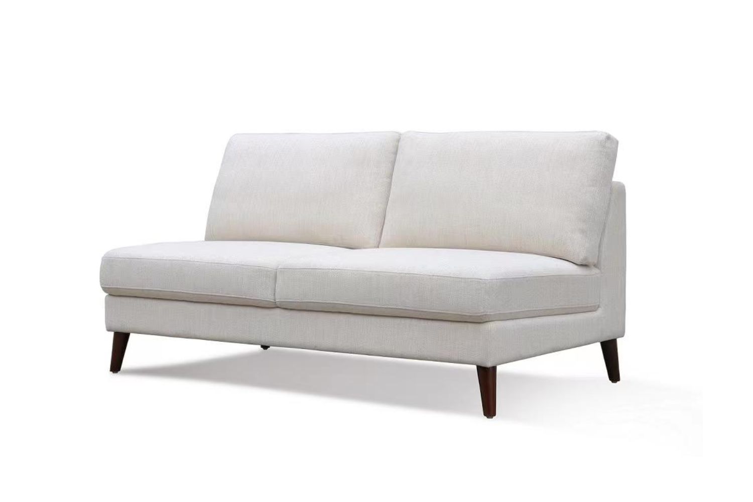 BARTON Reversible Armless Modern Sectional Sofa