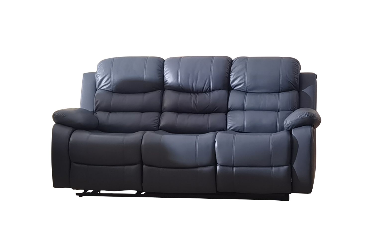 ALESSANDRO Air Leather Reclining Sofa Range (Grey) - 3RR+2RRC Sofa Set