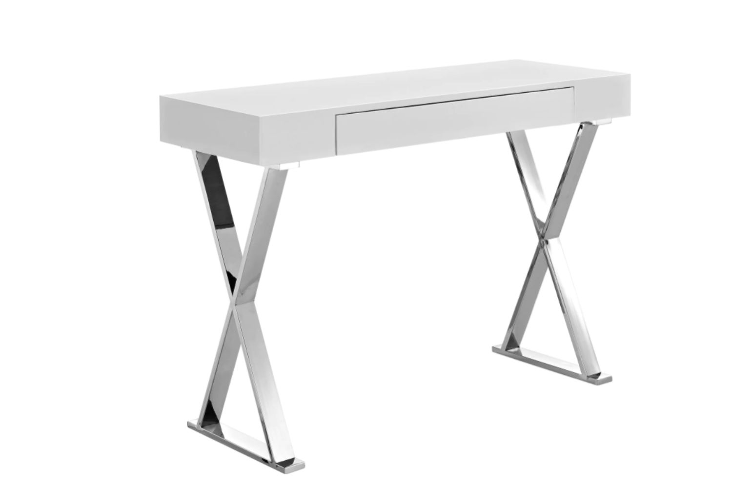LUMEN 110 White Gloss Desk