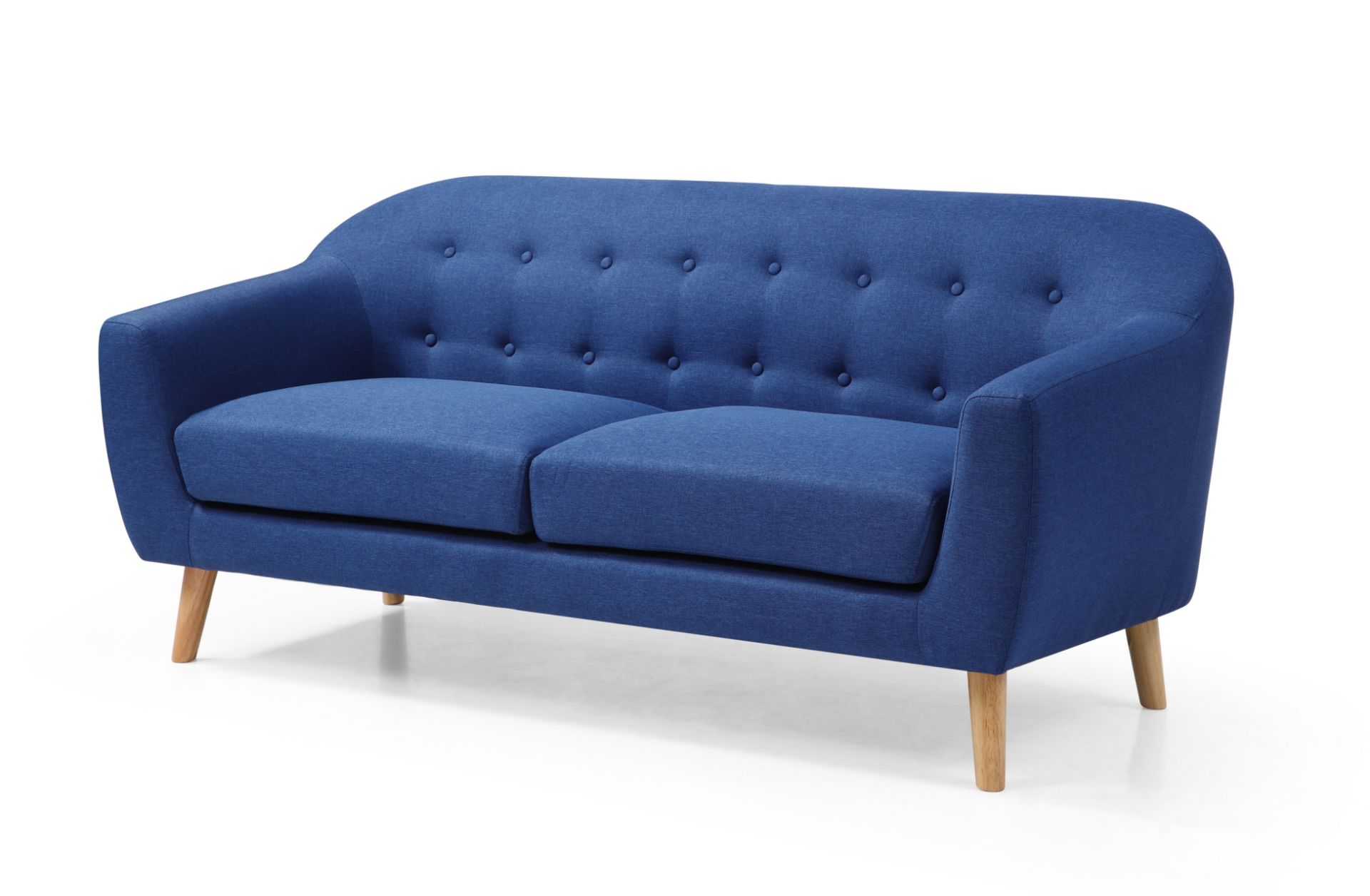 BRACKE Fabric Sofa Range (Blue) - 3 Seater