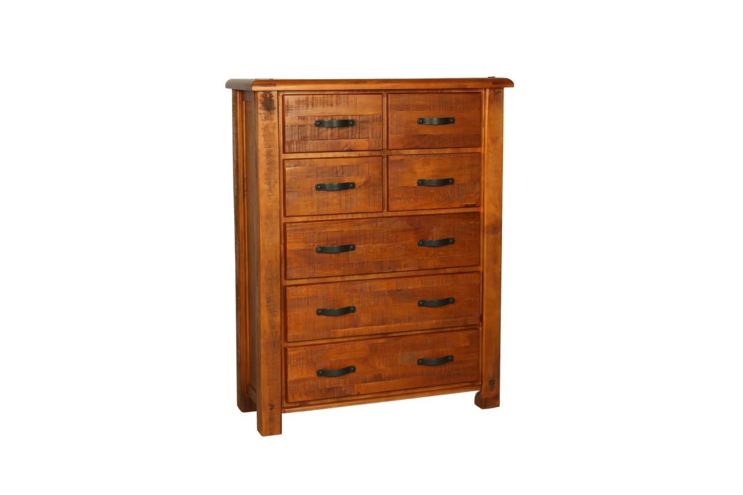 FOUNDATION 7-Drawer Tallboy (Rustic Pine)