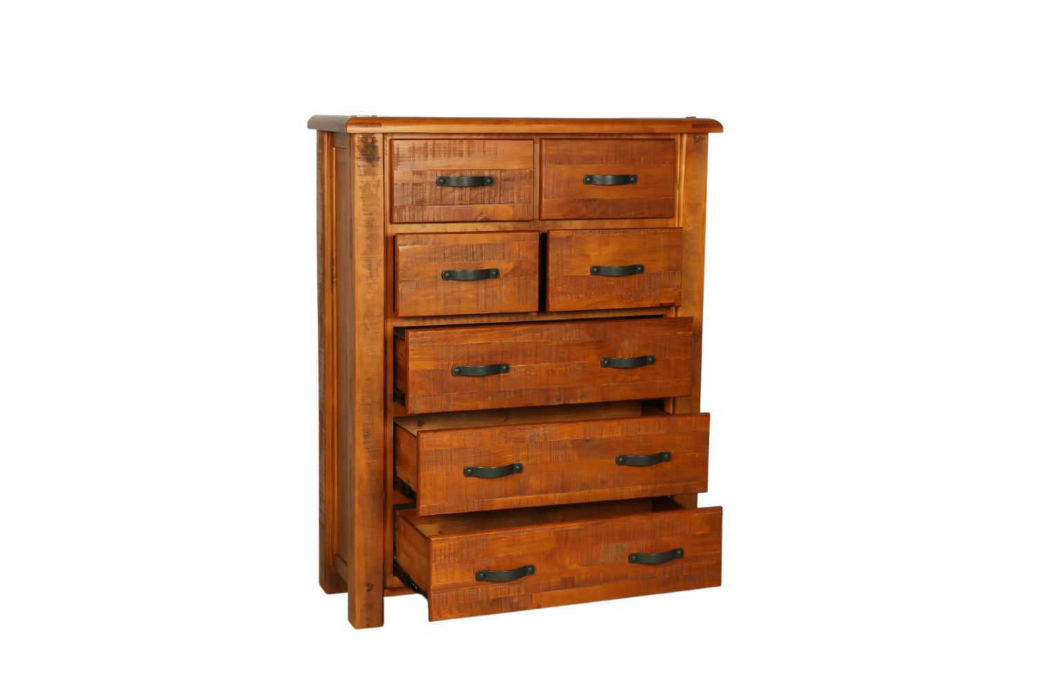 FOUNDATION 7-Drawer Tallboy (Rustic Pine)