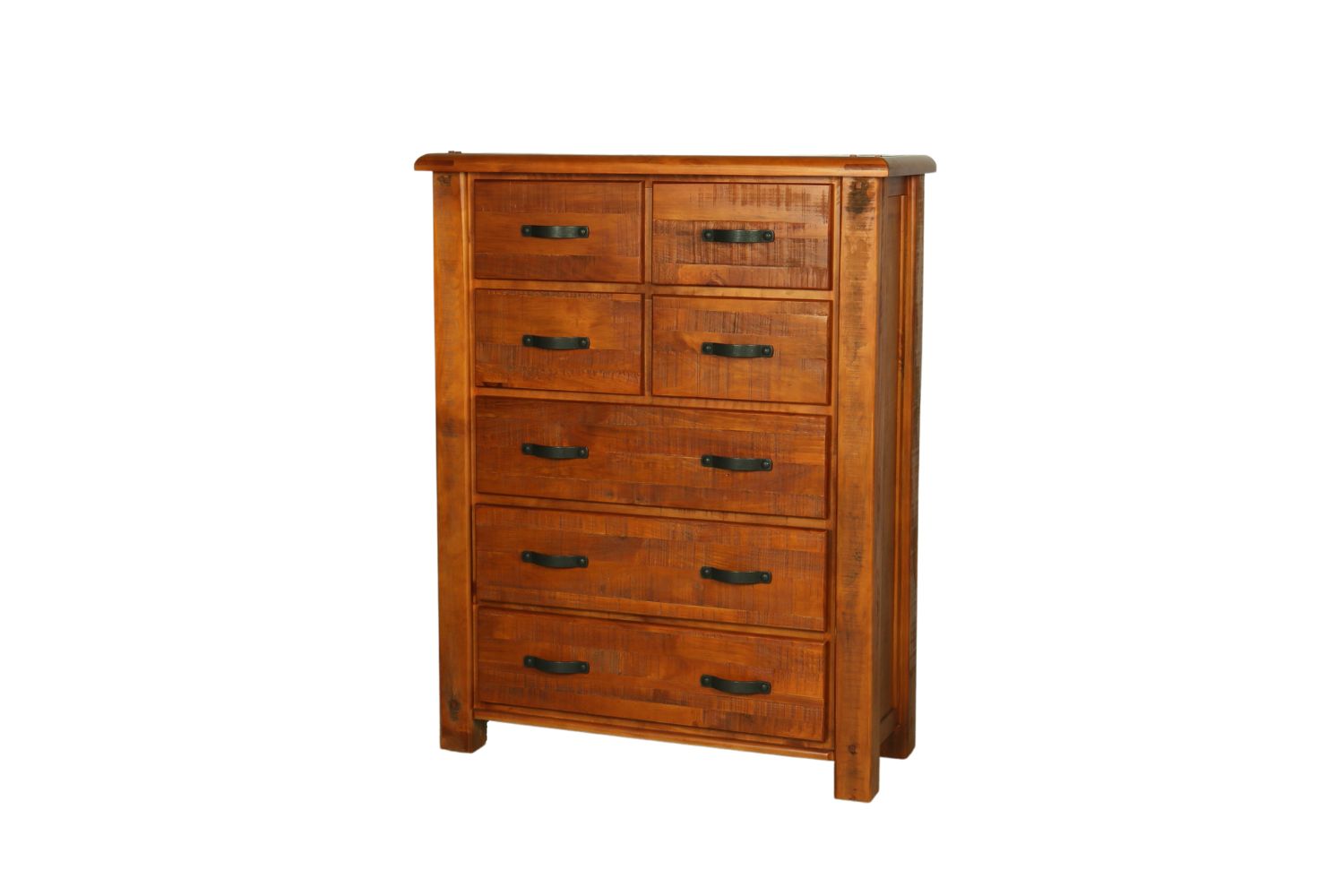 FOUNDATION 7-Drawer Tallboy (Rustic Pine)