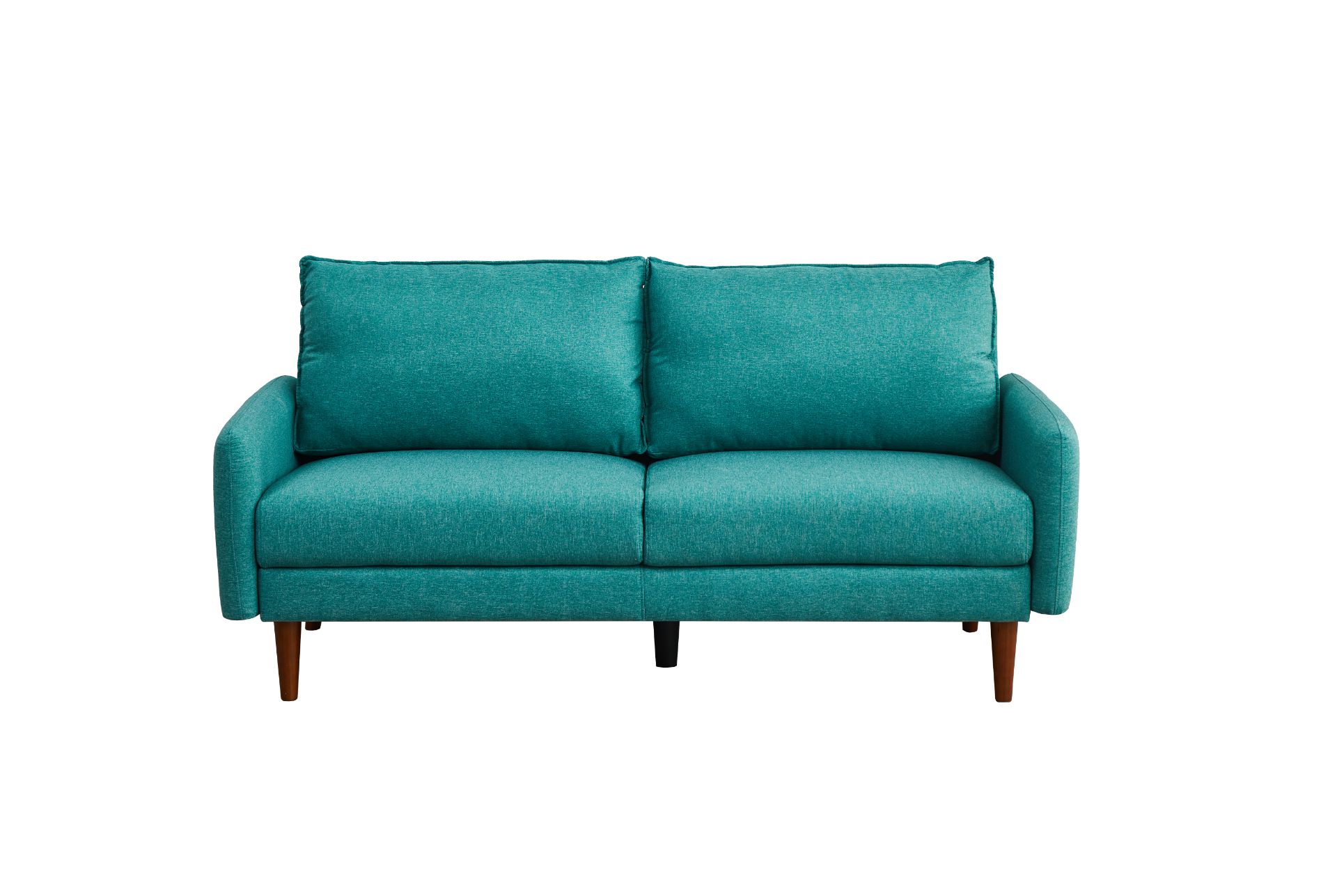 ZEN 3+2 Fabric Sofa Range with Solid Wood Legs (Green)
